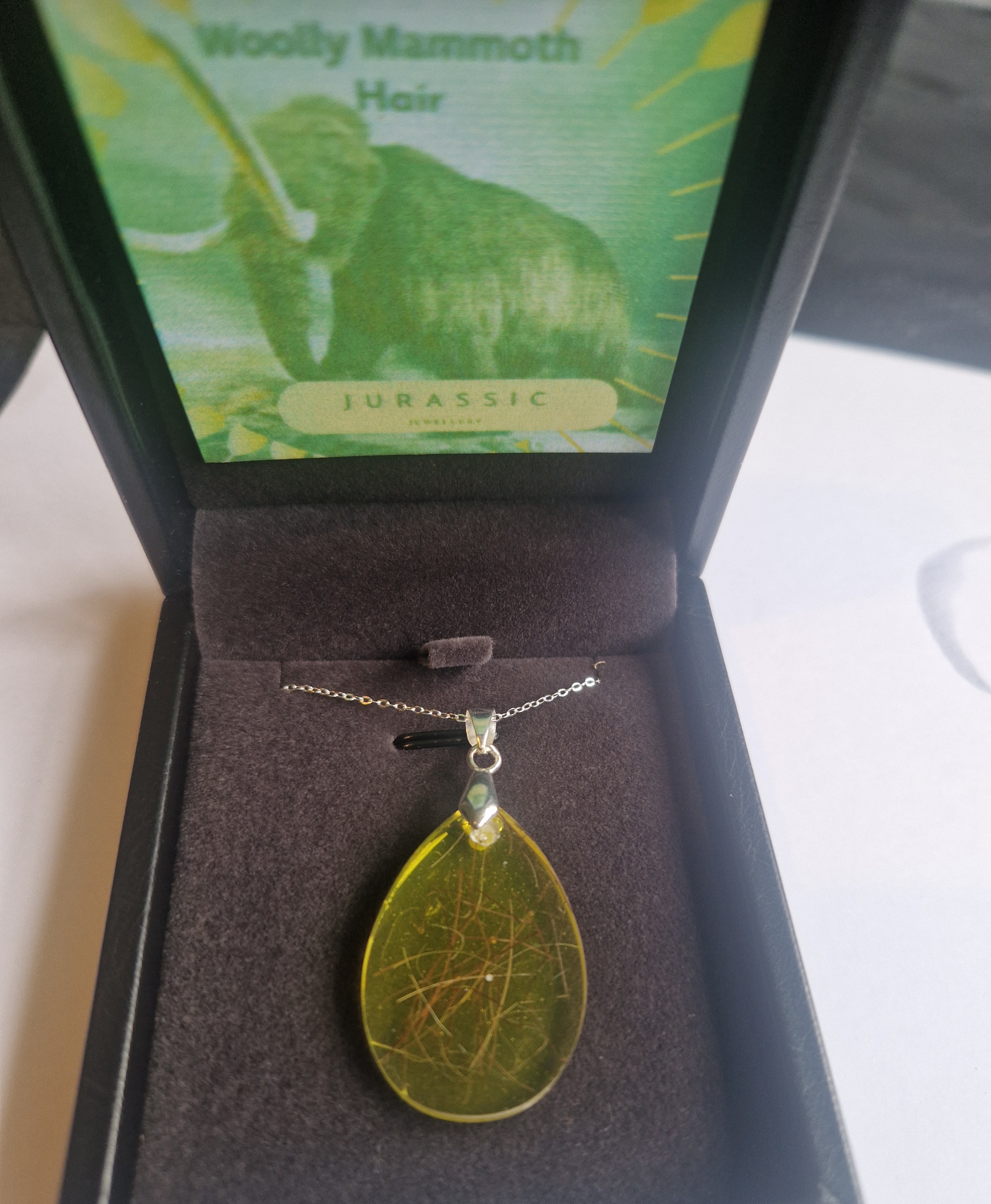 Woolly Mammoth Hair Pendant – Genuine Prehistoric Jewellery