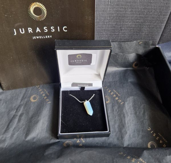 Opalite Obelisk Pendant