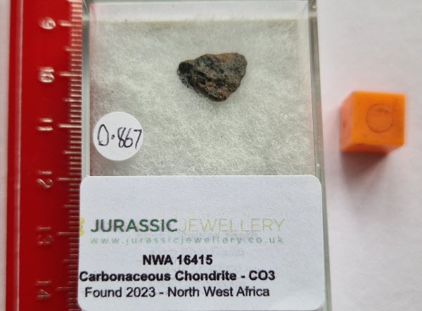 Superb Boxed Stone Chondrite Meteorite