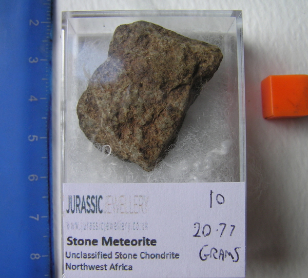 Superb Boxed Stone Chondrite Meteorite