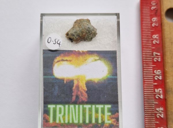Trinitite - Atomic Bomb Glass - ULTRA RARE - 0.54 grams
