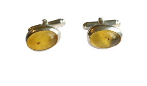 Amber Cufflinks